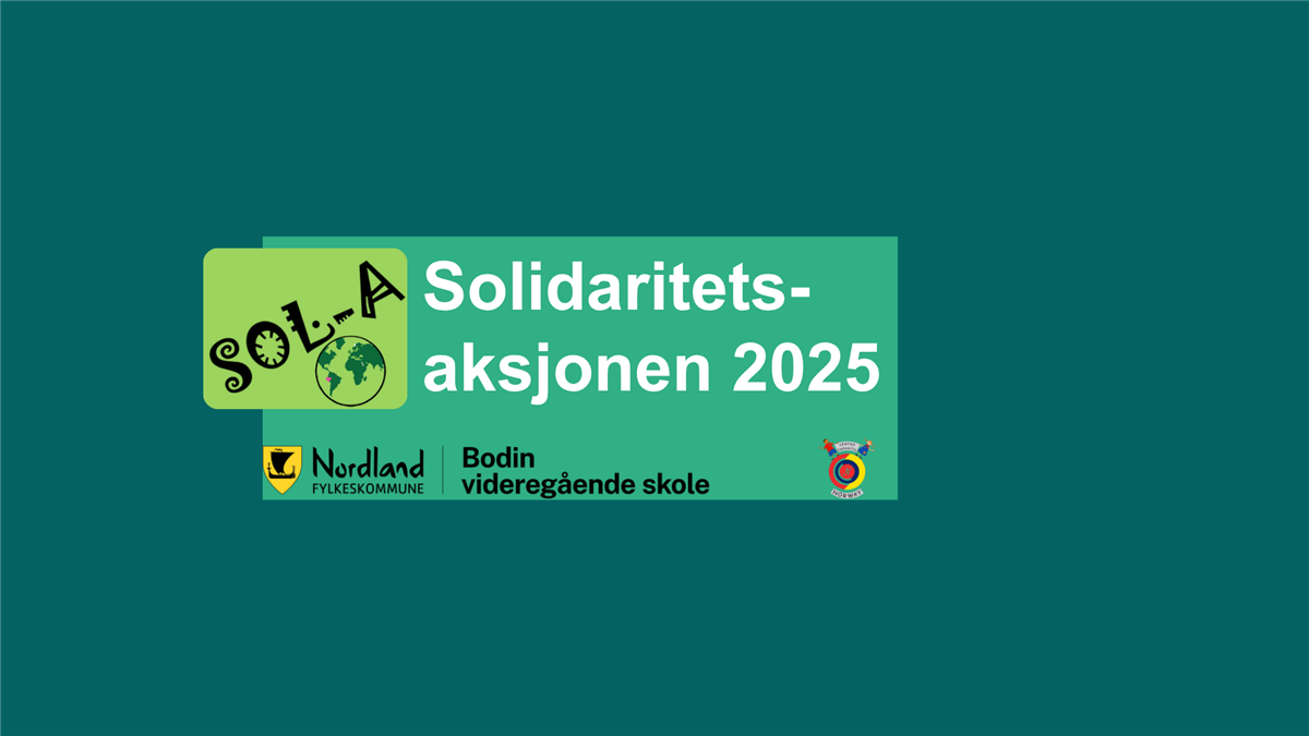 Årets Solidaritetsaksjonen 2025 - 24.november! - Bodin vgs