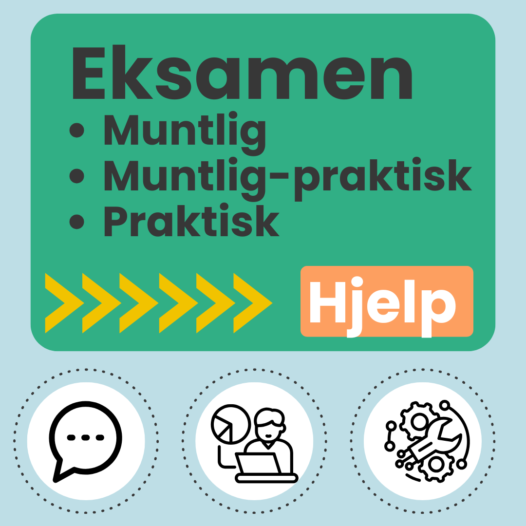 Muntlig, muntlig-praktisk og praktisk eksamen - Bodin vgs