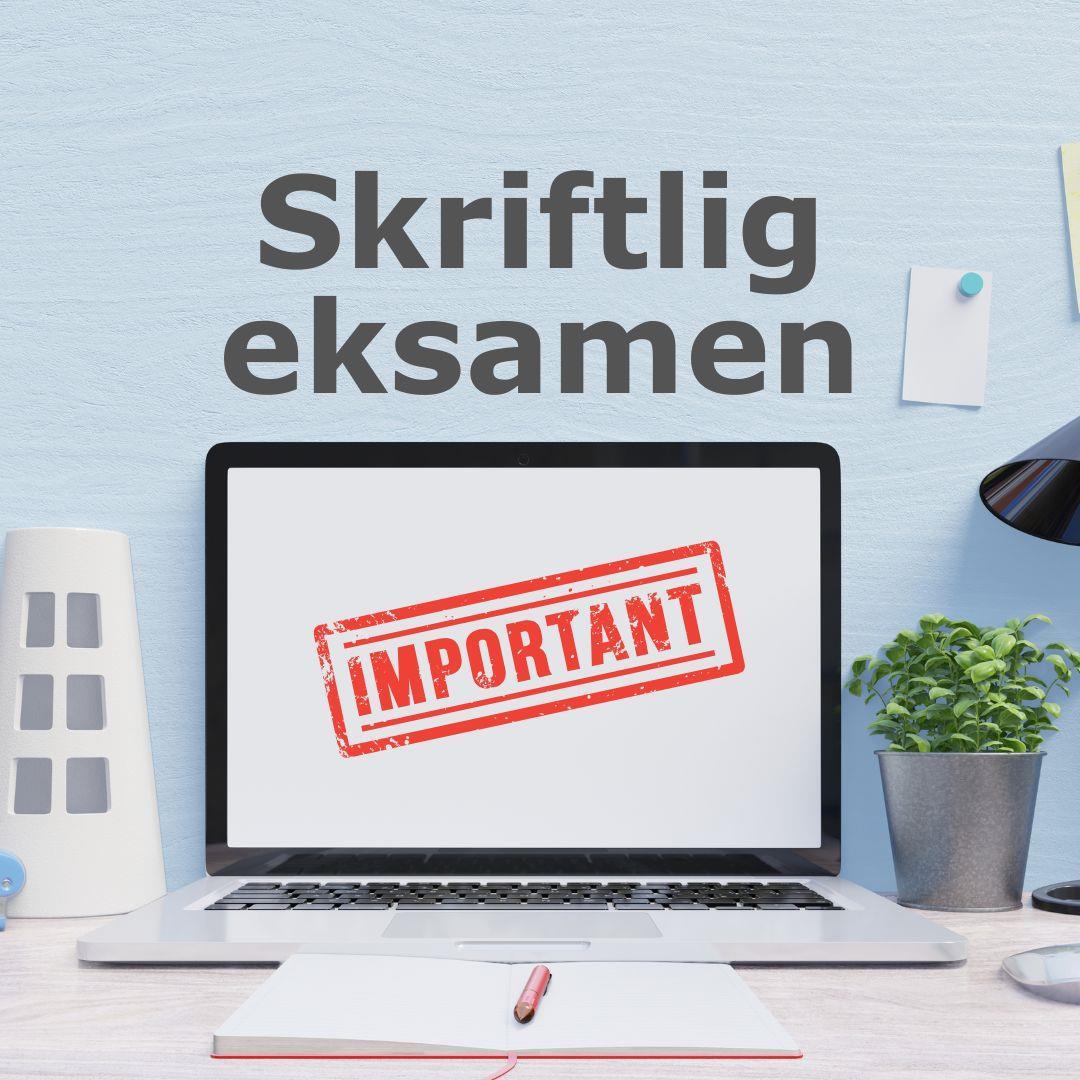 Skriftlig eksamen - Bodin vgs